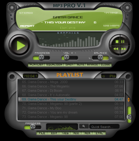 Xion Audio Player Skins